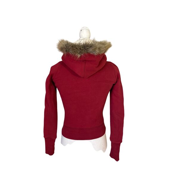 Abercrombie & Fitch | Jackets & Coats | Vintage Y2k Abercrombie 200s Faux Fur Hooded Zip Up ...